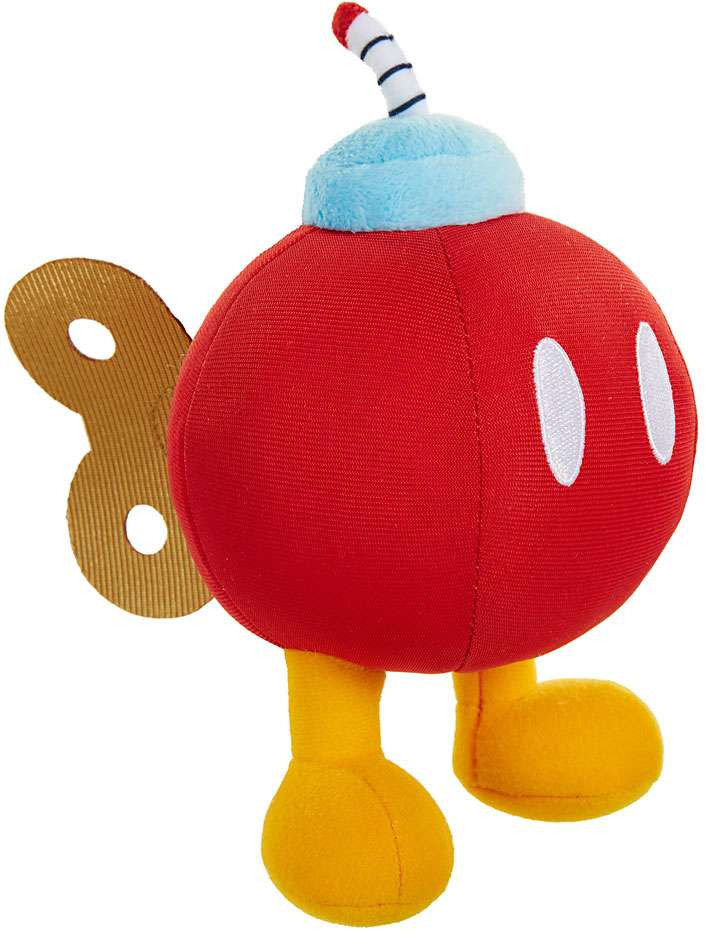 World of Nintendo Super Mario Red Bob-Omb Plush Jakks Pacific - ToyWiz