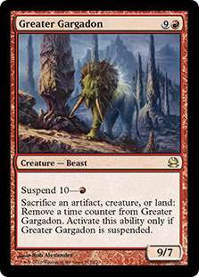Magic The Gathering Modern Masters Single Card Rare Greater Gargadon ...