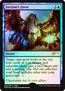 Magic The Gathering Friday Night Magic Single Card Promo Fortunes Favor ...