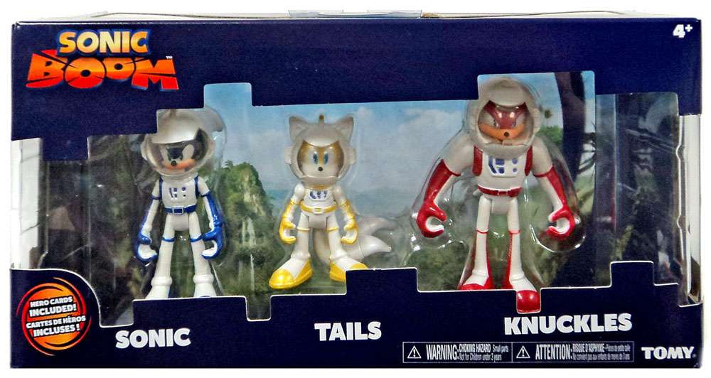 Sonic The Hedgehog Sonic Boom Sonic, Tails Knuckles 3 Action Figure 3 ...
