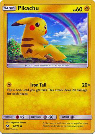 Shiny Pikachu Pokemon Card Shiny Pikachu Pokemon Card