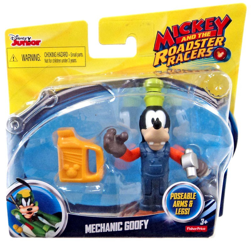 Fisher Price Disney Mickey Roadster Racers Mechanic Goofy 3 Action ...