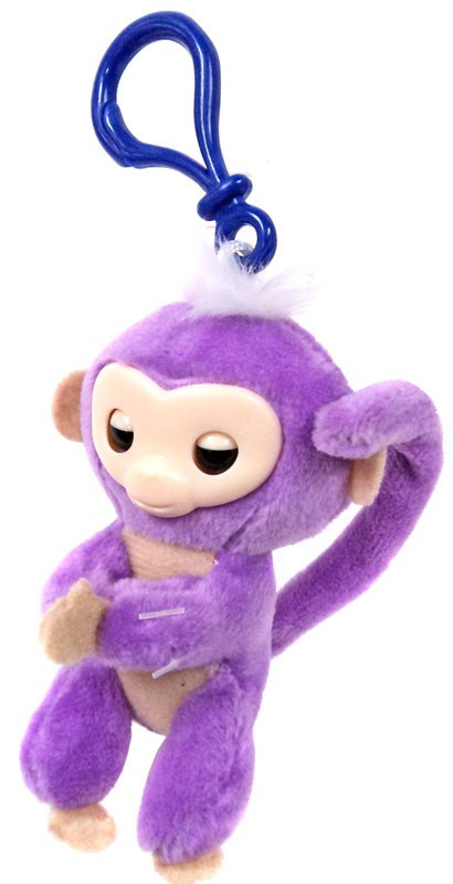Fingerlings Purple Plush Hugger Clip On Plush WowWee - ToyWiz