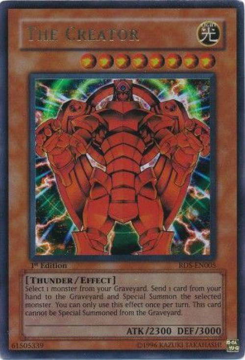 YuGiOh Rise of Destiny Single Card Ultra Rare The Creator RDS-EN005 ...