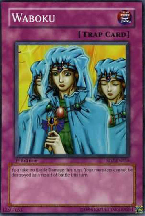 YuGiOh Structure Deck Invincible Fortress Single Card Common Waboku SD7 ...