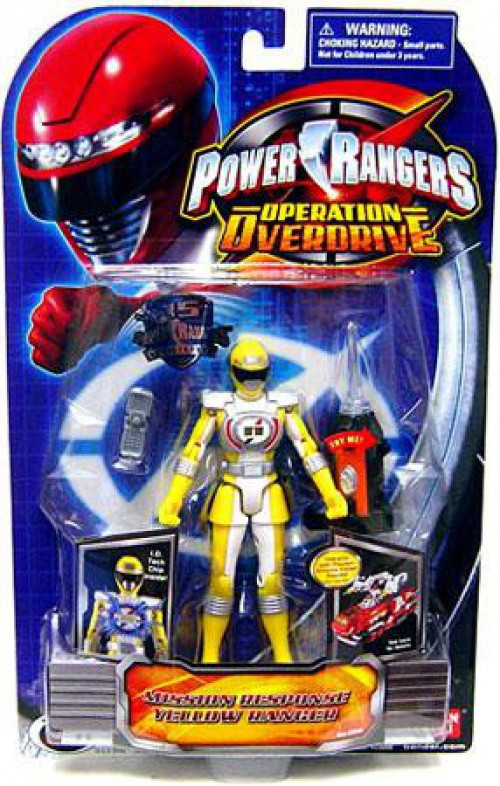 Power Rangers Operation Overdrive Mission Response Yellow Ranger Action ...
