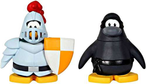 Club Penguin Mix N Match Series 5 Knight Ninja Mini Figure Set Jakks ...