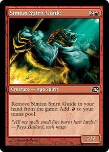Magic The Gathering Planar Chaos Single Card Common Simian Spirit Guide ...