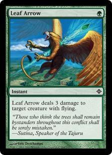 Magic The Gathering Rise of the Eldrazi Single Card Common Leaf Arrow ...