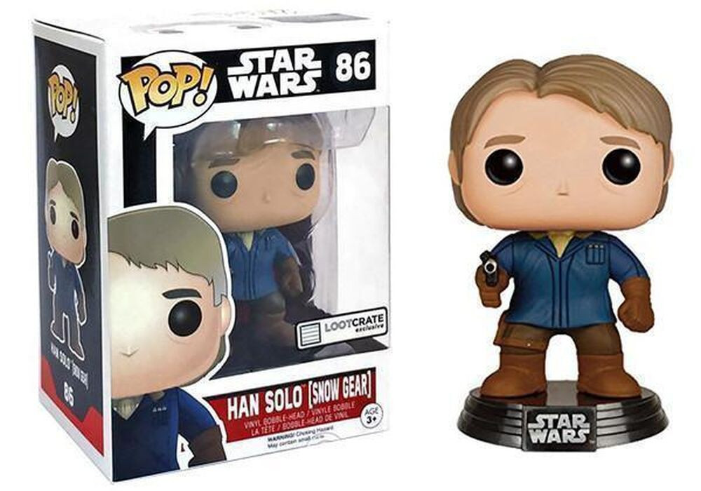 Funko Star Wars The Force Awakens POP Star Wars Han Solo Vinyl Bobble ...