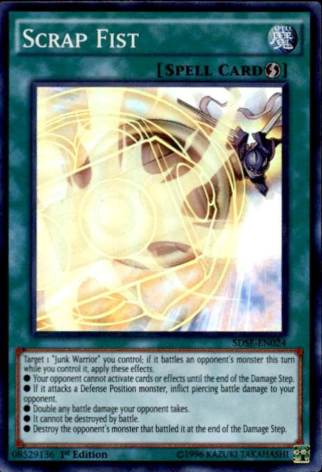 YuGiOh Synchron Extreme Structure Deck Single Card Super Rare Scrap ...
