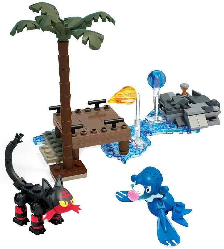Pokmon Popplio vs. Litten Set Mega Construx - ToyWiz