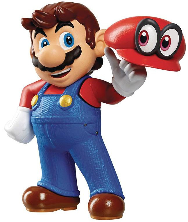 World of Nintendo Super Mario Cappy Mario 2.5 Mini Figure Jakks Pacific ...