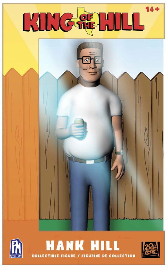 Fox King of the Hill Animation Hank Hill 3.25 Mini figure The Loyal ...