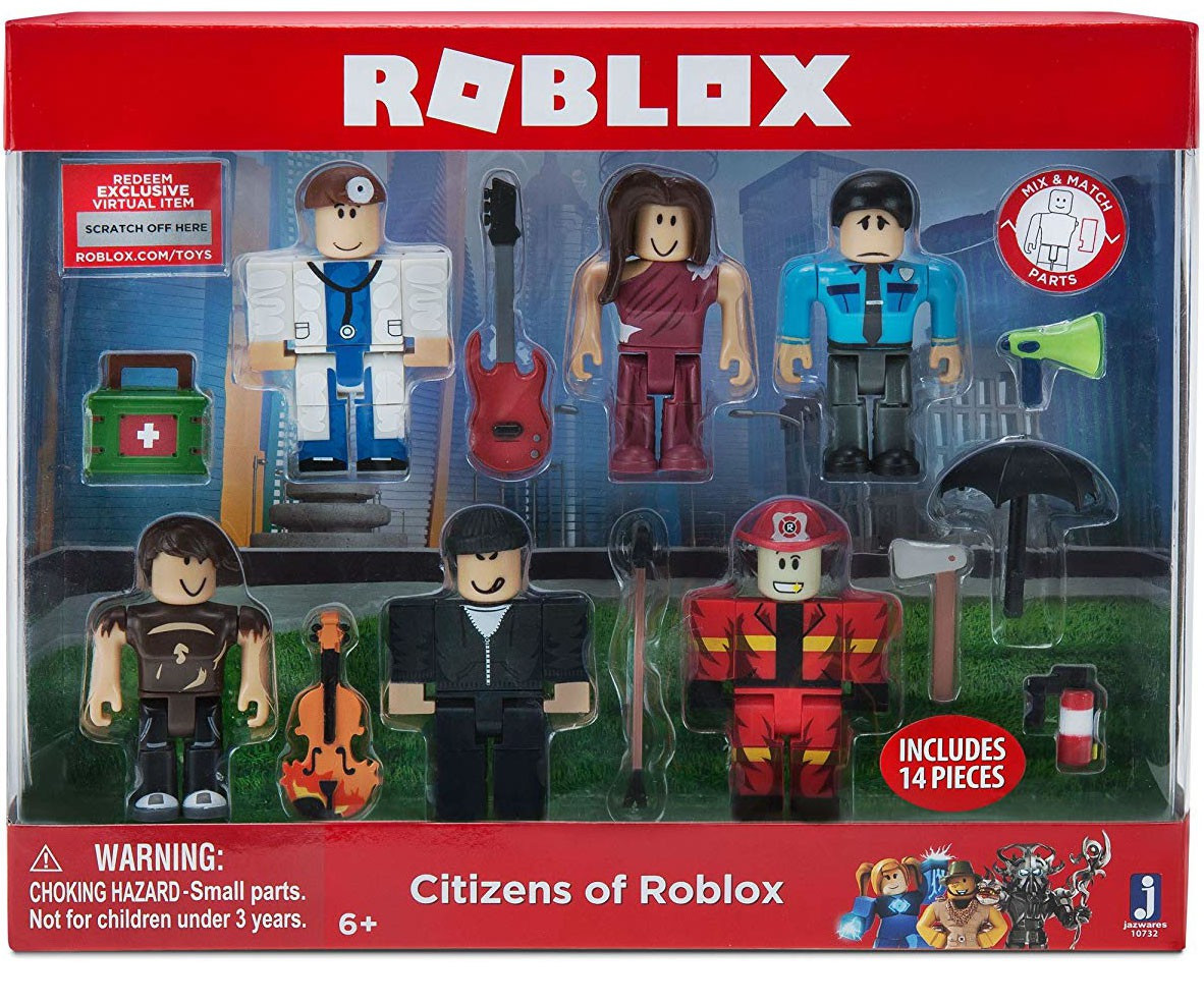 Roblox Citizens of Roblox 3 Action Figure 6-Pack Jazwares - ToyWiz