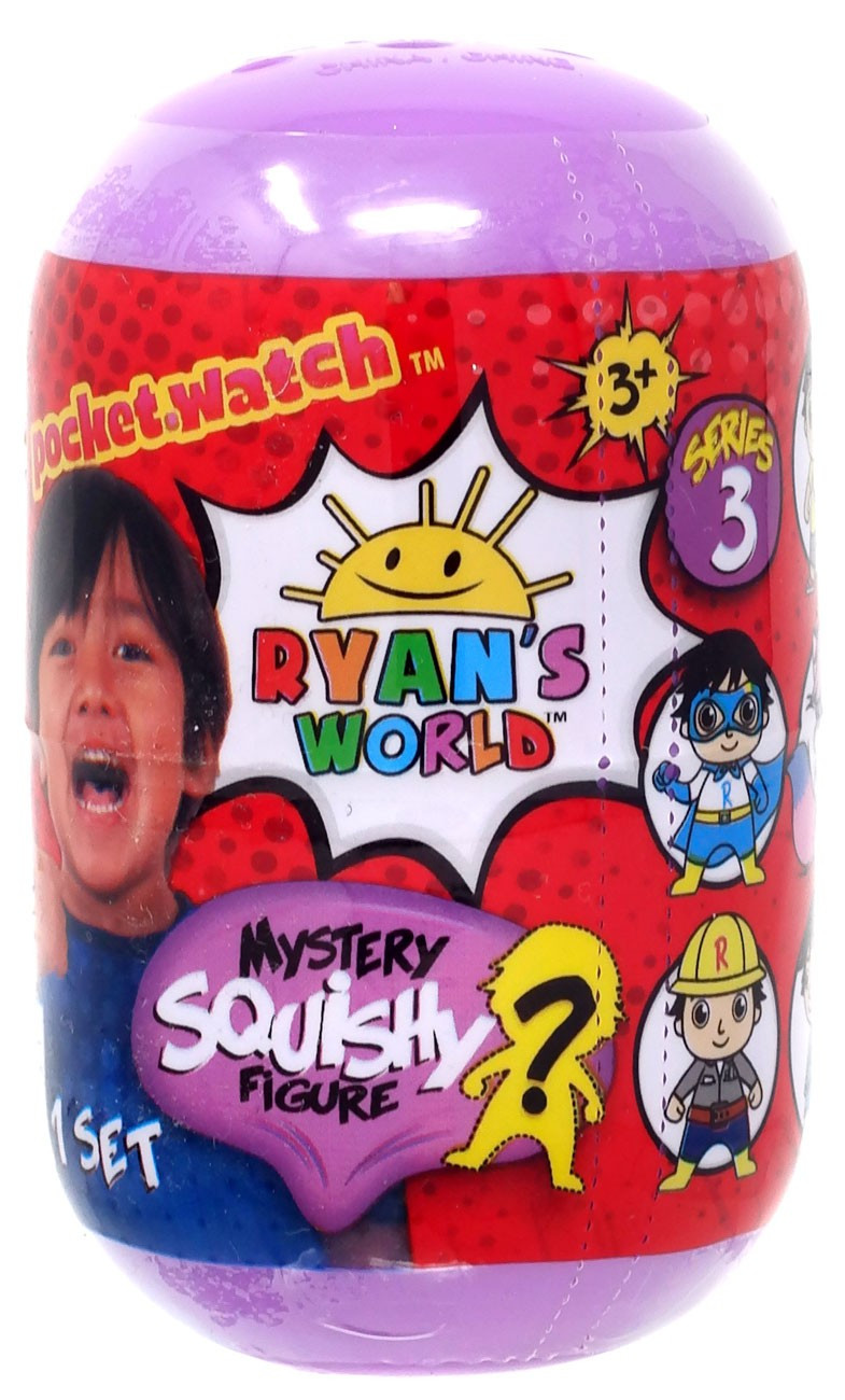 Ryans World Series 3 Squishy Mystery Pack Pocket Watch - ToyWiz