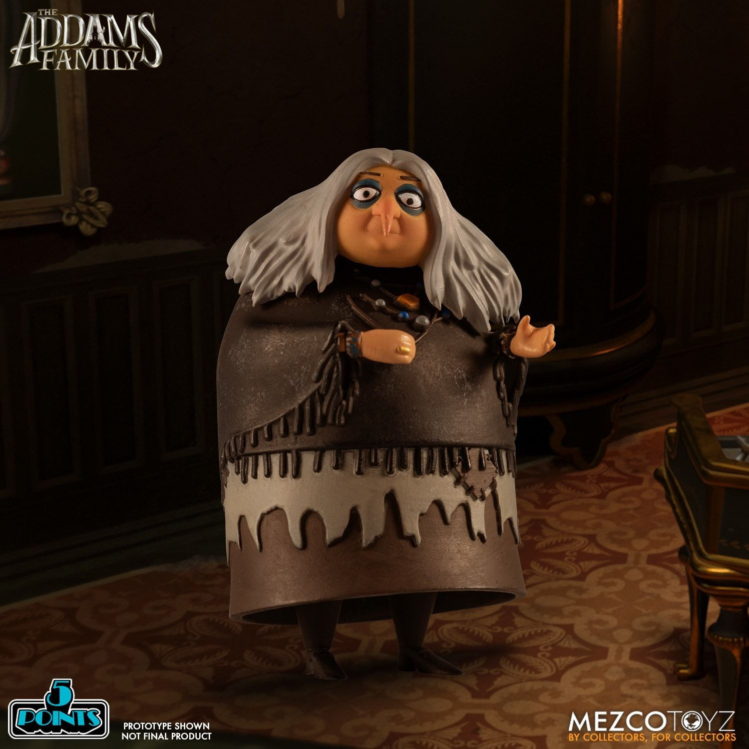 The Addams Family 5 Points Wednesday Grandma Action Figure 2-Pack Mezco ...