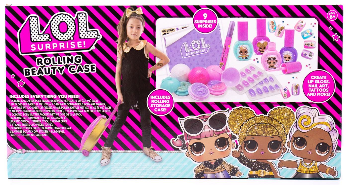 LOL Surprise Makeover Rolling Beauty Case Playset MGA Entertainment ...