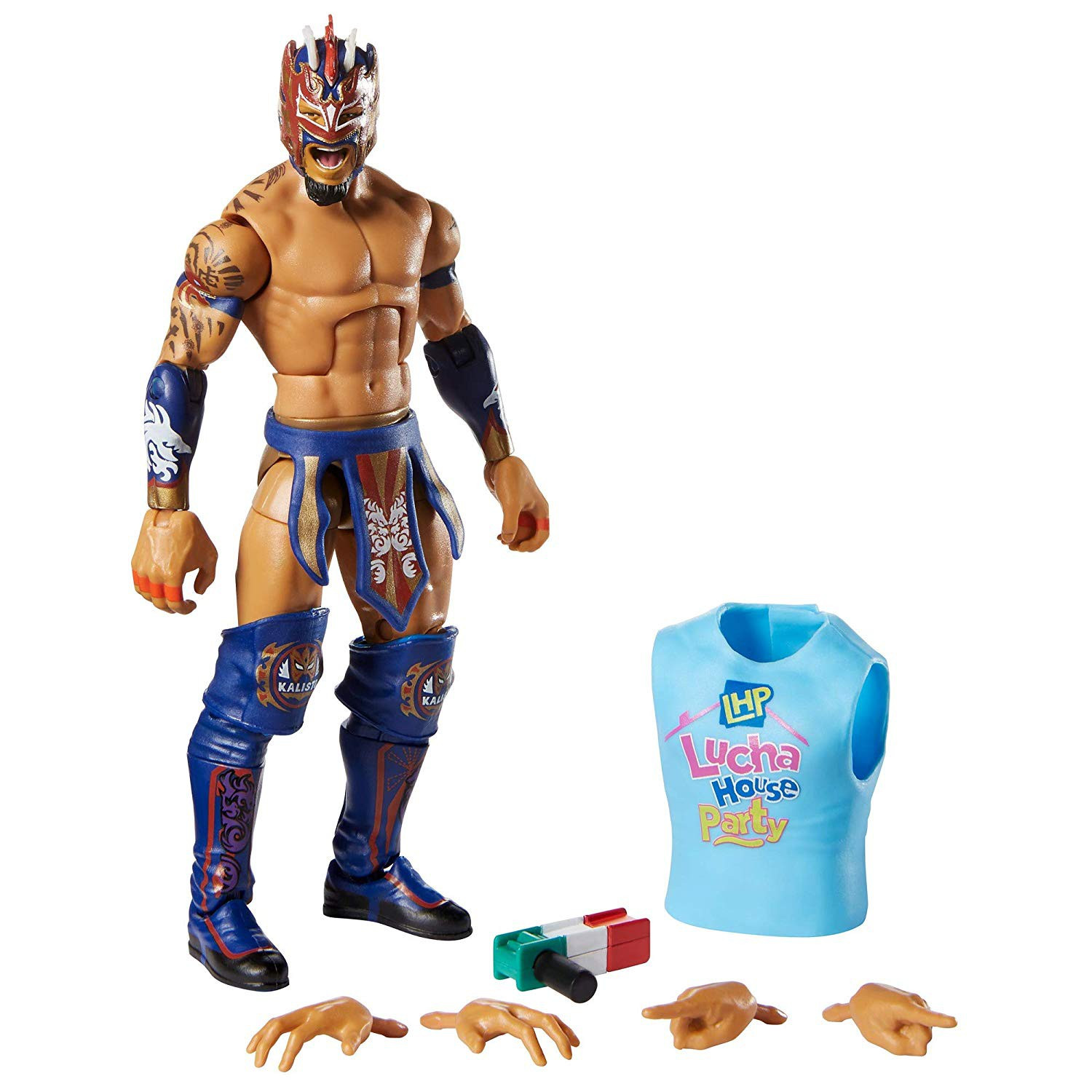 WWE Wrestling Elite Collection Series 75 Kalisto 7 Action Figure Mattel ...