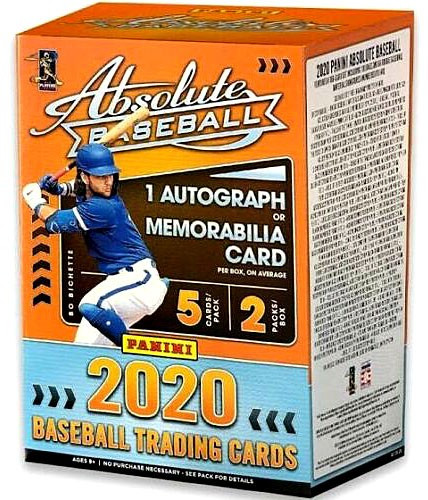 MLB Panini 2020 Absolute Baseball Trading Card BLASTER Box 2 Packs, 1 ...