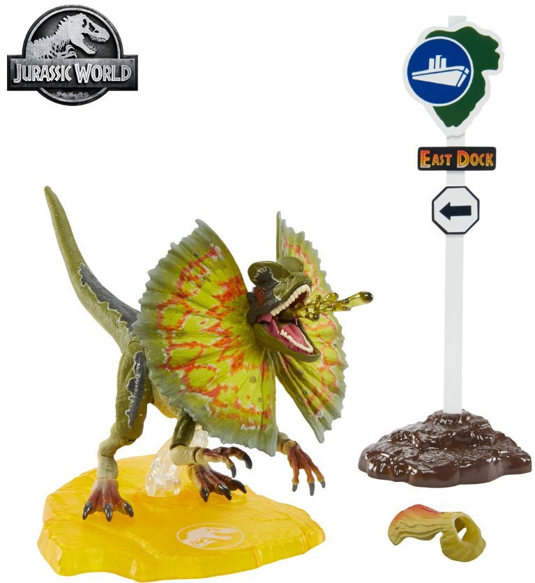 Jurassic World Amber Collection Dilophosaurus 6 Inch Action Figure ...