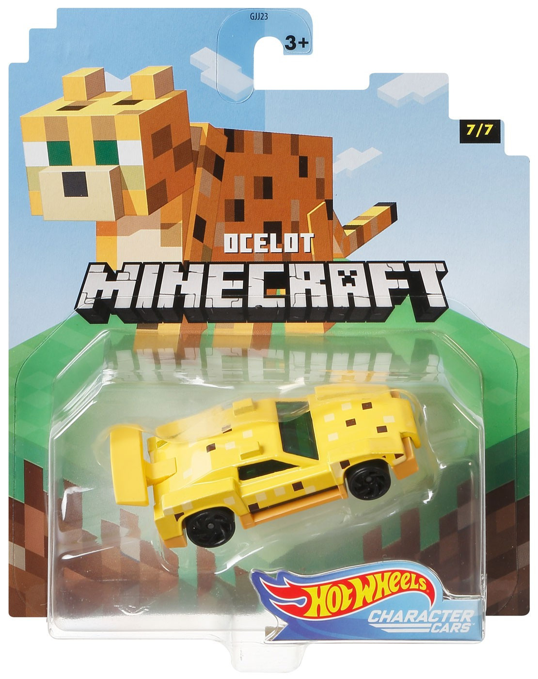 Hot Wheels Minecraft Character Cars Ocelot 164 Diecast Character Car 77 ...