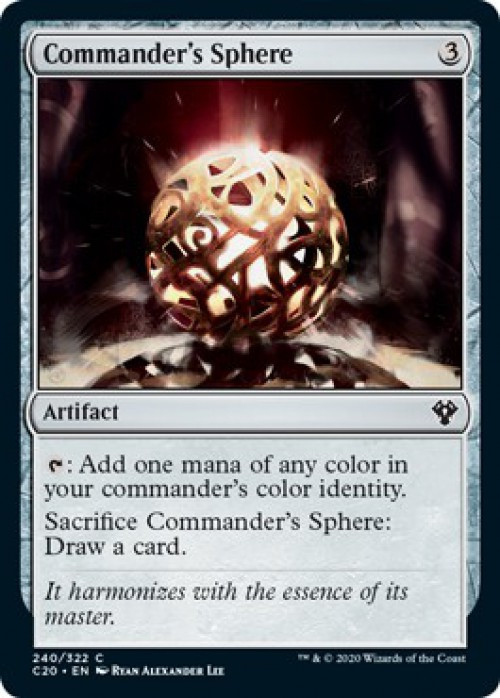 Magic The Gathering Commander 2020 Single Card Common Commanders Sphere ...