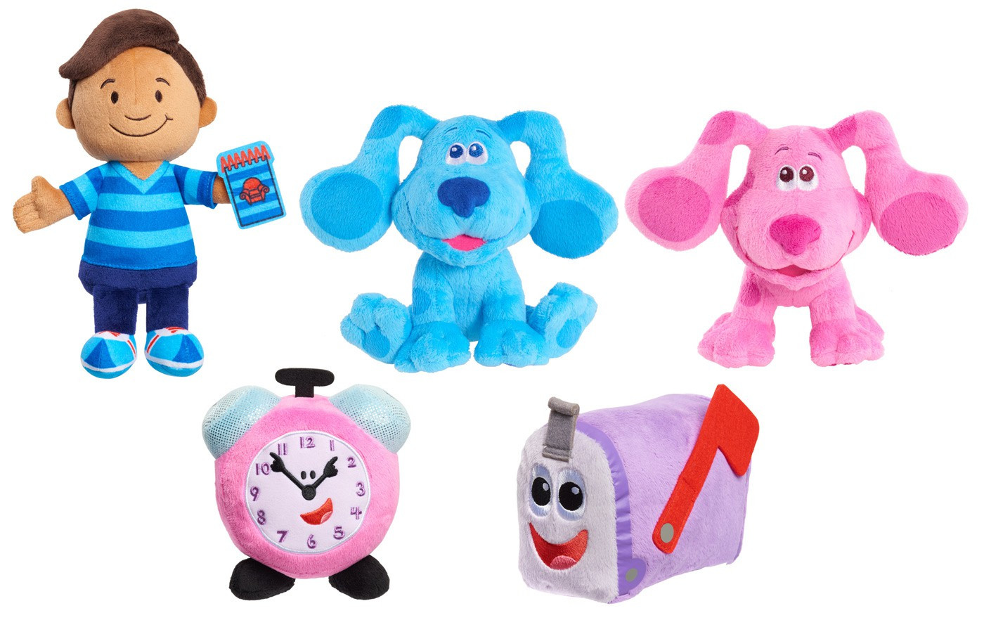 Blues Clues You Forever Friends 6 Plush 5-Pack Set Blue, Josh, Magenta ...