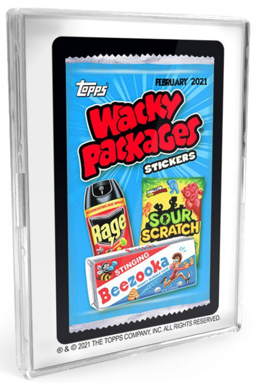 Wacky Packages Topps 2021 Monthly Series February Trading Card Sticker ...