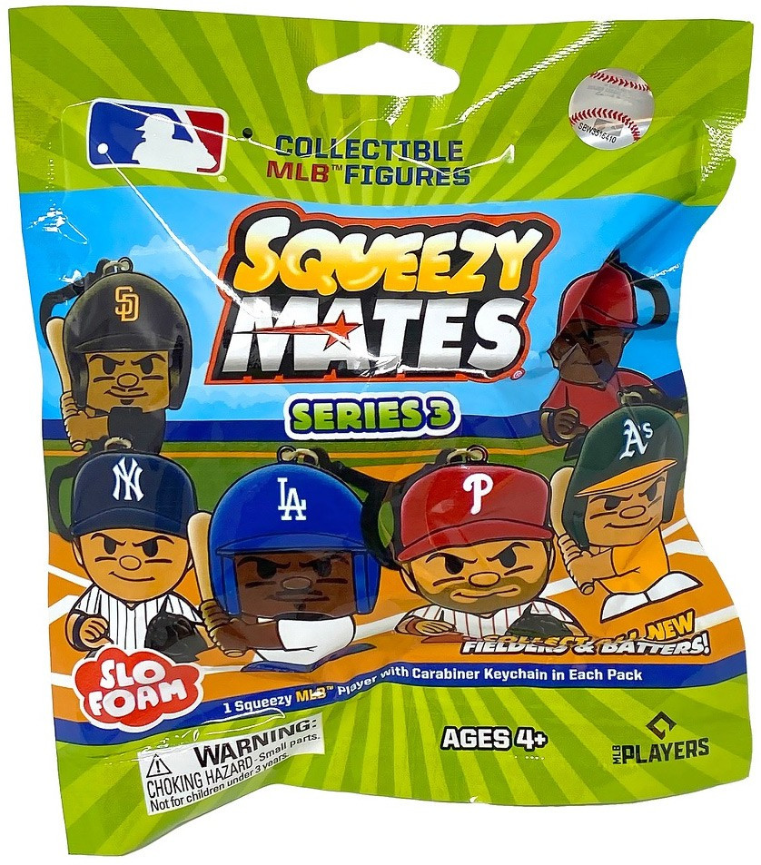 MLB Squeezy Mates Series 3 Mystery Pack Party Animal Toys - ToyWiz