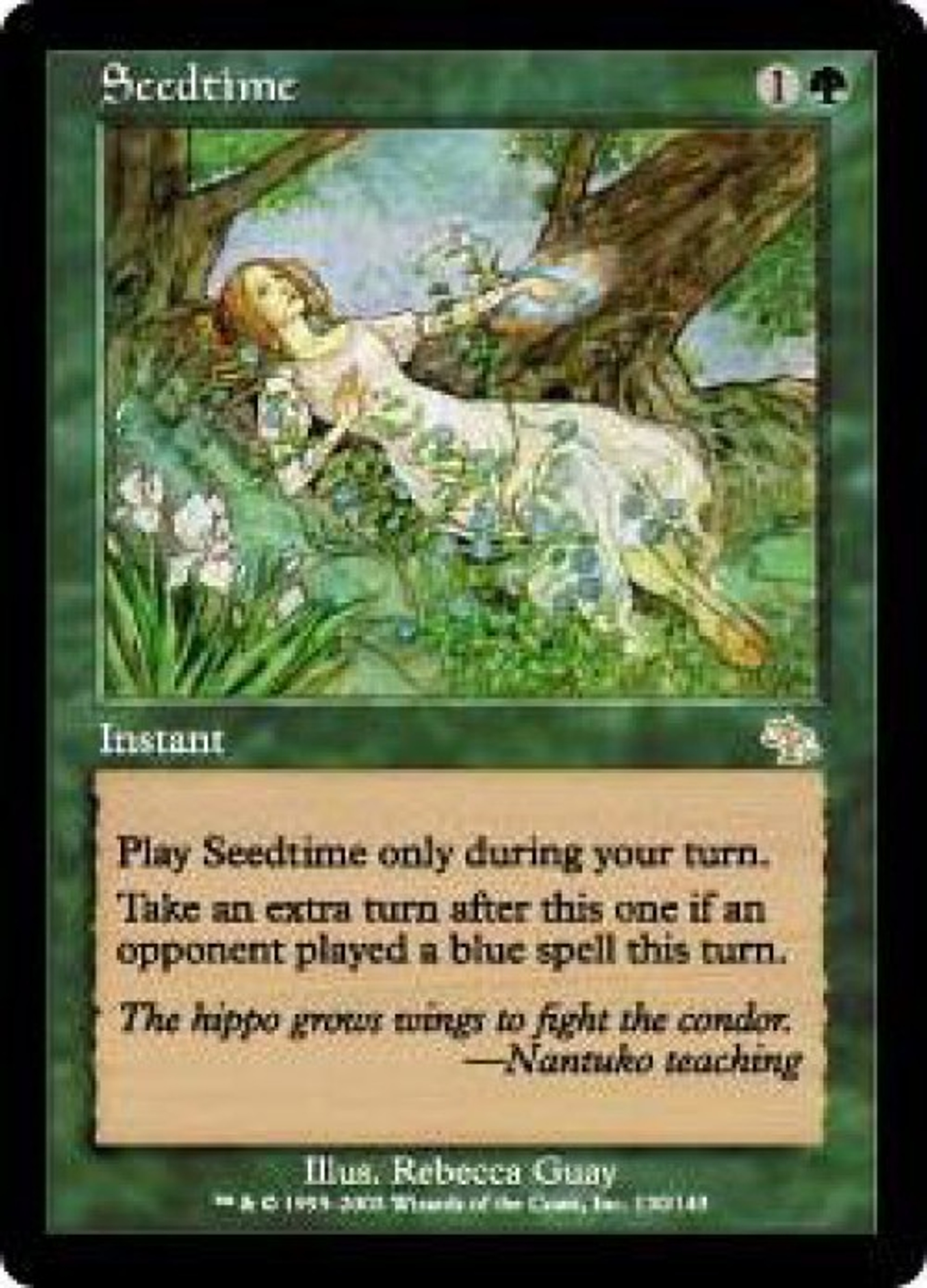 Magic The Gathering Judgment Single Card Rare Seedtime 130 Toywiz