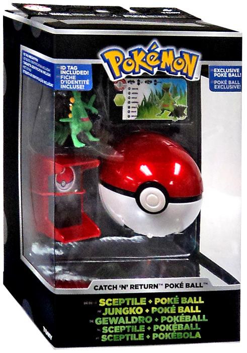 Pokemon Catch n Return Pokeball Sceptile Poke Ball Trainers Choice ...