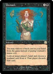 Magic The Gathering Mercadian Masques Single Card Rare Unmask 168 ...