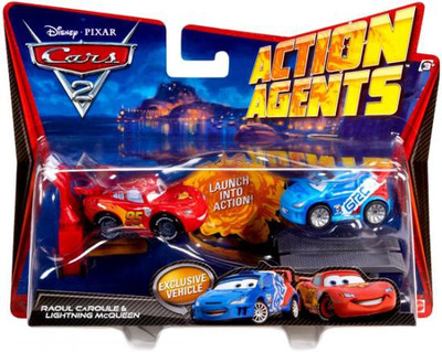 Disney Pixar Cars 2 Movie Action Agents - ToyWiz