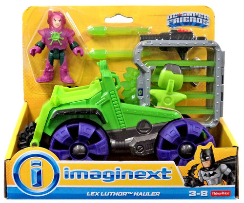 Fisher Price DC Super Friends Imaginext Lex Luthor Hauler Figure Set ...