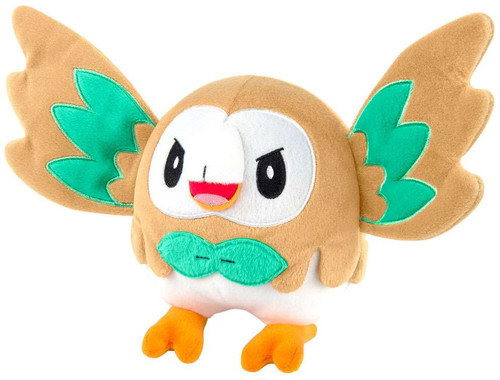Pokemon Rowlet 8 Plush Tomy - ToyWiz