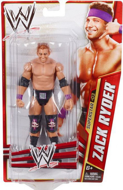 WWE Wrestling Series 10 Zack Ryder Action Figure Mattel Toys - ToyWiz