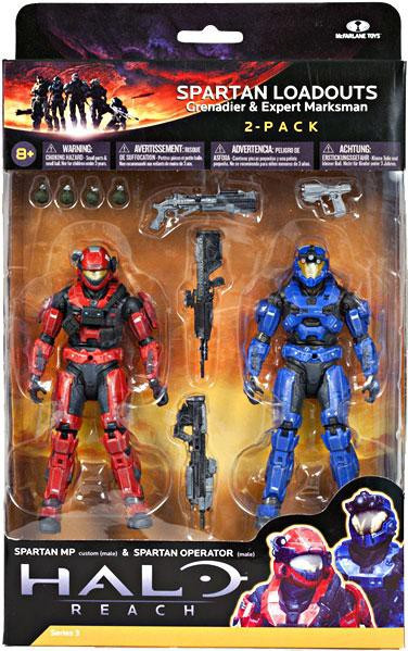 McFarlane Toys Halo Reach Halo Reach Series 1 Spartan Mark V B Elite ...