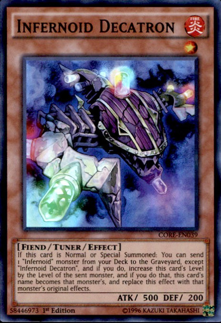 YuGiOh Clash of Rebellions Single Card Ultra Rare Infernoid Tierra CORE ...