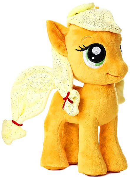 My Little Pony Friendship is Magic Holiday Applejack 5 Plush With Santa ...