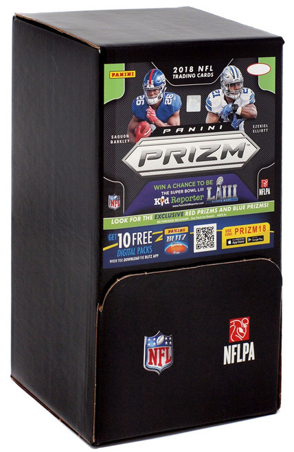 NFL Panini 2018 Prizm Football Trading Card VALUE Box 12 Packs - ToyWiz