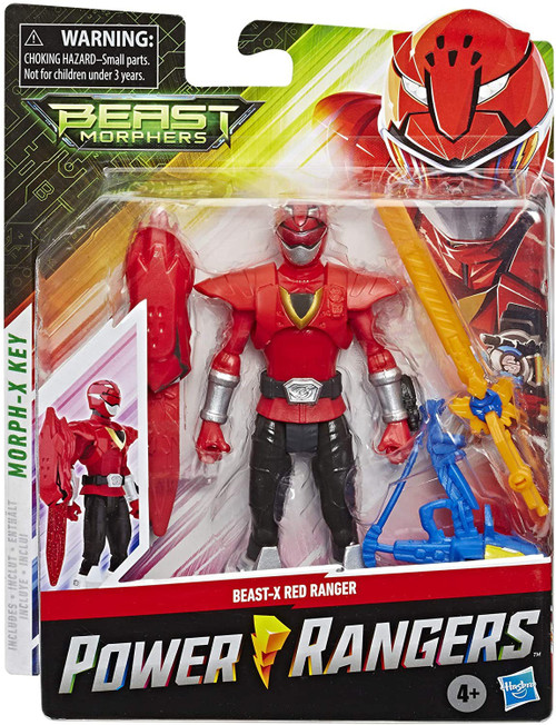 Power Rangers Beast Morphers Red Ranger 6 Action Figure Red Fury Mode ...