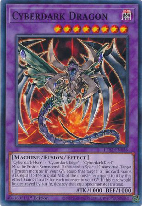 YuGiOh Legendary Duelists Season 1 Single Card Common Cyberdarkness ...
