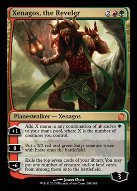 Magic The Gathering Born Of The Gods Single Card Mythic Rare Xenagos