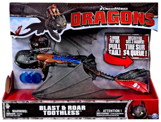 How to Train Your Dragon Dragons Blast Roar Toothless Electronic Action ...