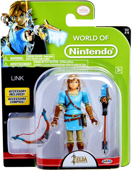 World of Nintendo Breath of the Wild Link 4 Action Figure Jakks Pacific ...