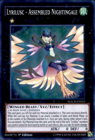 YuGiOh Maximum Crisis Single Card Super Rare Lyrilusc - Assembled ...
