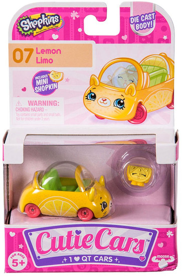 Shopkins Cutie Cars Lemon Limo Figure Pack 07 Moose Toys - ToyWiz