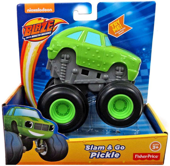 Fisher Price Blaze the Monster Machines Slam Go Pickle - ToyWiz