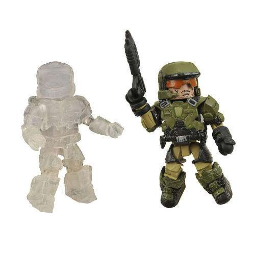 Halo Minimates Series 1 UNSC Marine 1 Spartan ODST Active Camo ...